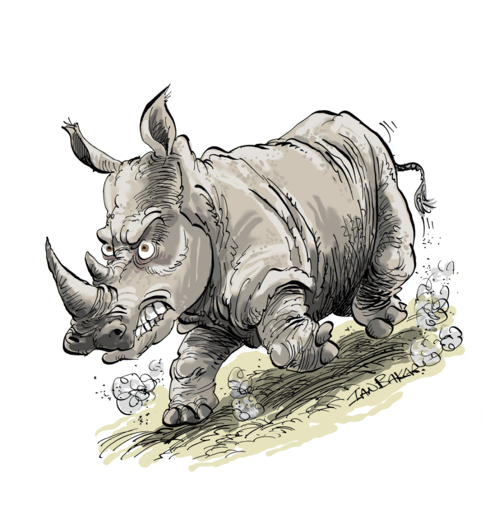 The Righteous Rhino - Sunil Cartoons